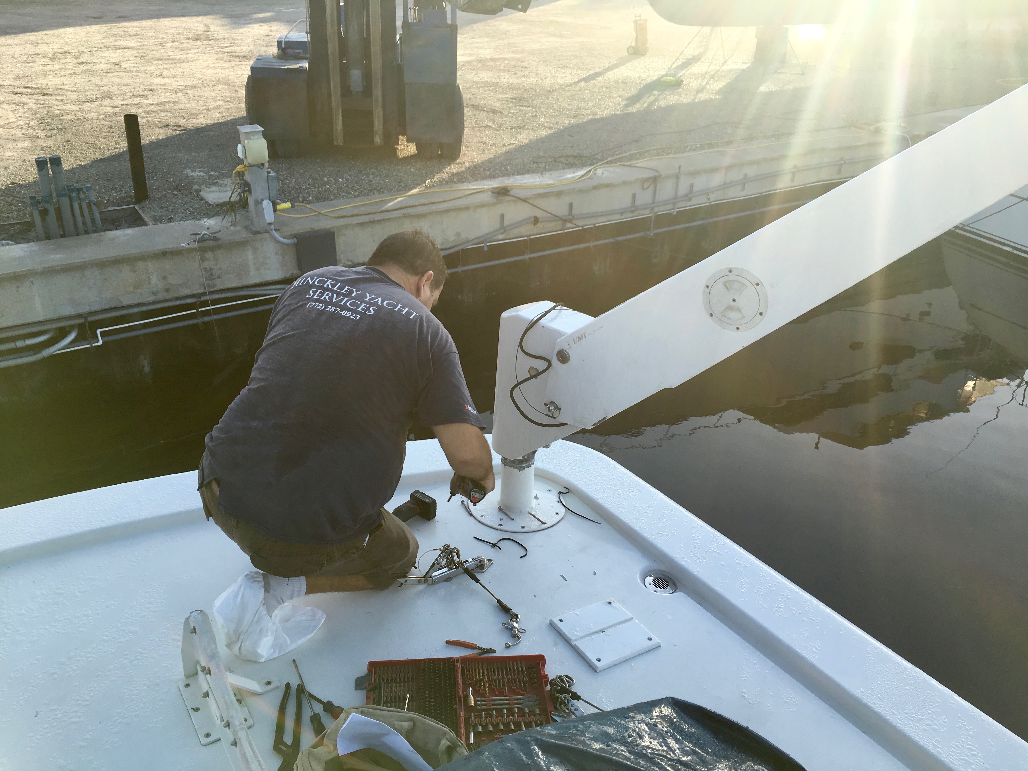 Davit Installation - Adventures Of OLOH